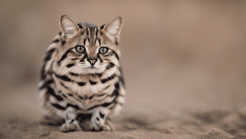 Black-footed cat | species data, conservation. facts, photos