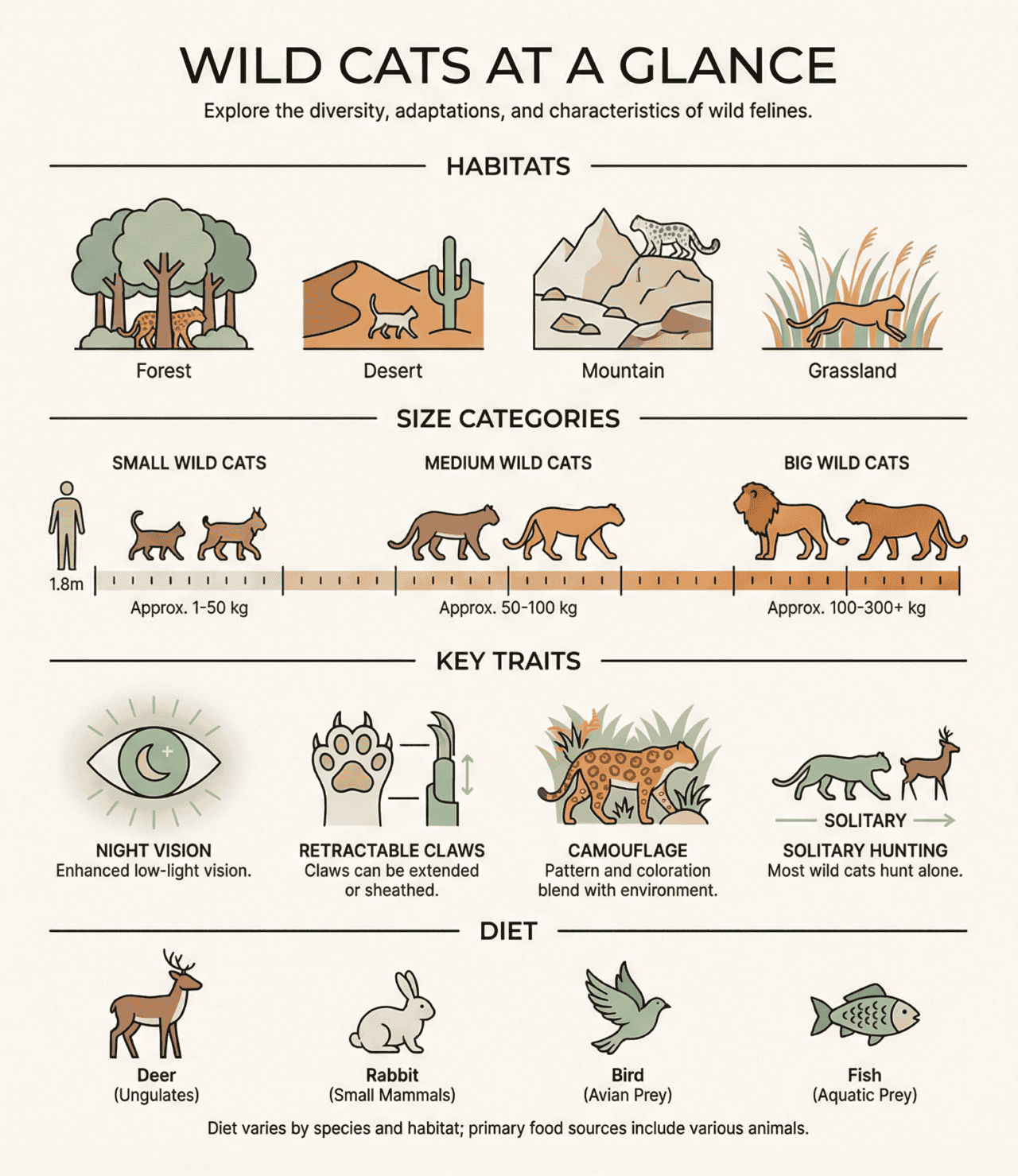 Wild Cats | Types, Species and Key characteristics - BigCatsWildCats